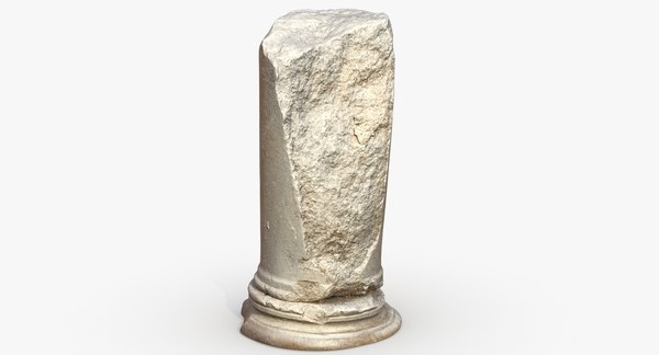 Medieval stone column piece 3D model - TurboSquid 1522257