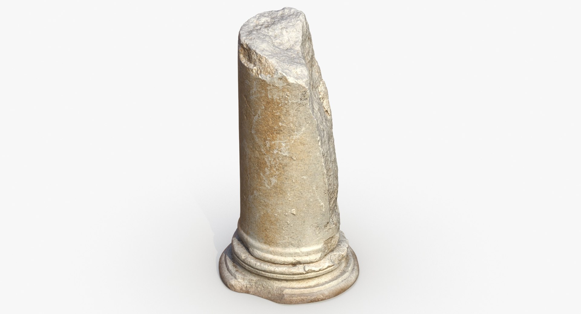 Medieval Stone Column Piece 3D Model - TurboSquid 1522257