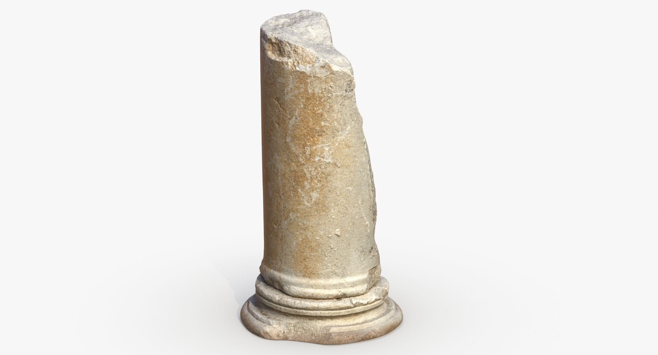 Medieval stone column piece 3D model - TurboSquid 1522257