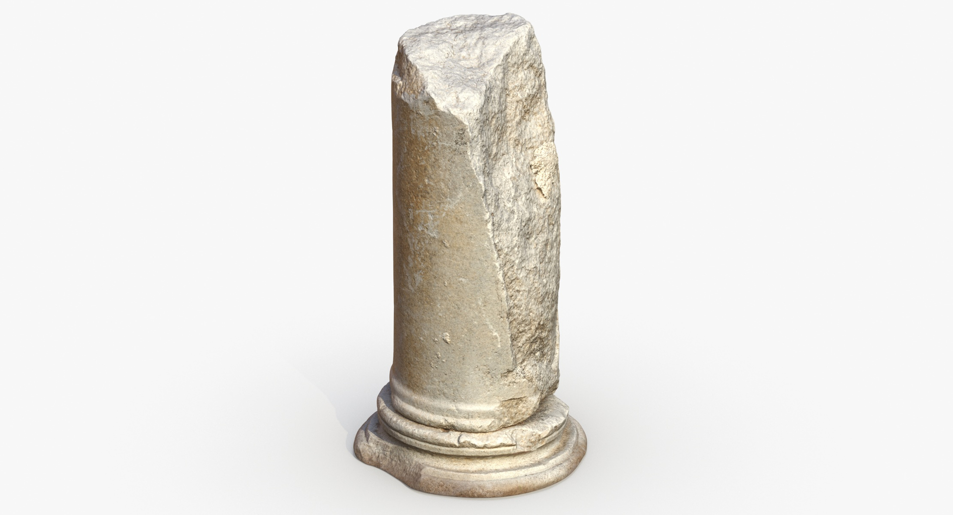 Medieval Stone Column Piece 3D Model - TurboSquid 1522257