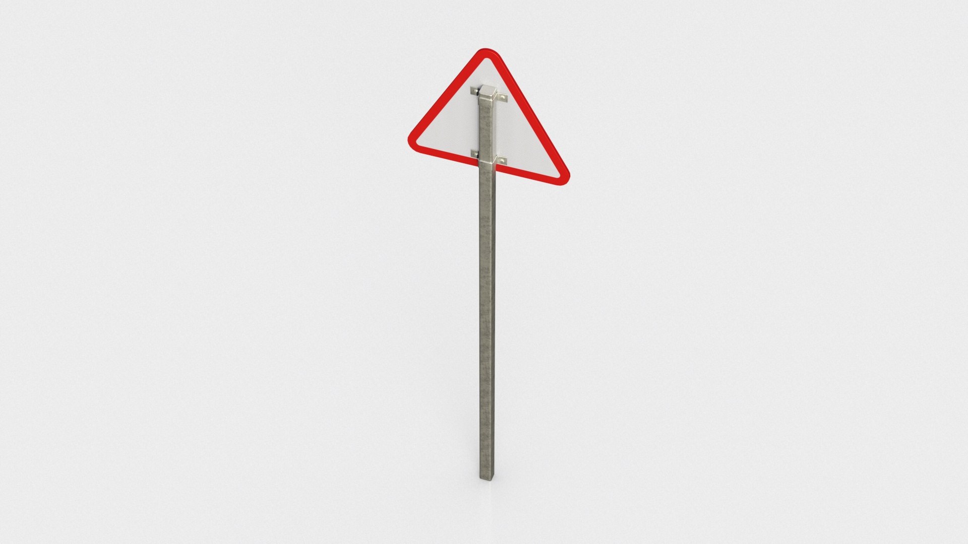 3D Right Curve Road Sign model - TurboSquid 2109505