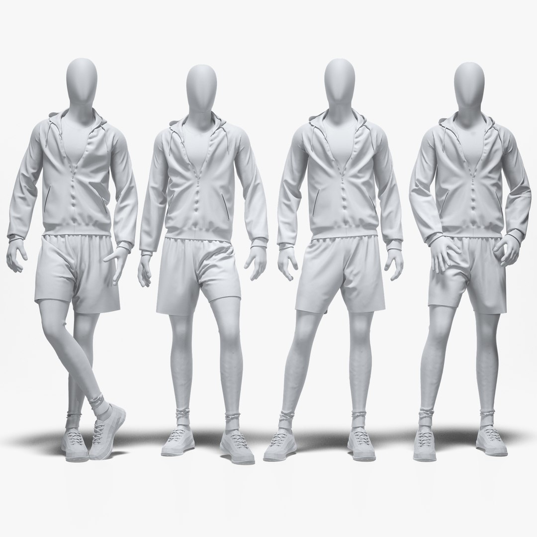 Set Male Sport 3D Model - TurboSquid 1316860