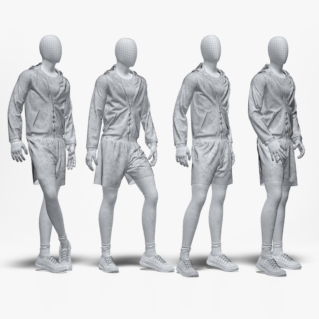 Set Male Sport 3D Model - TurboSquid 1316860