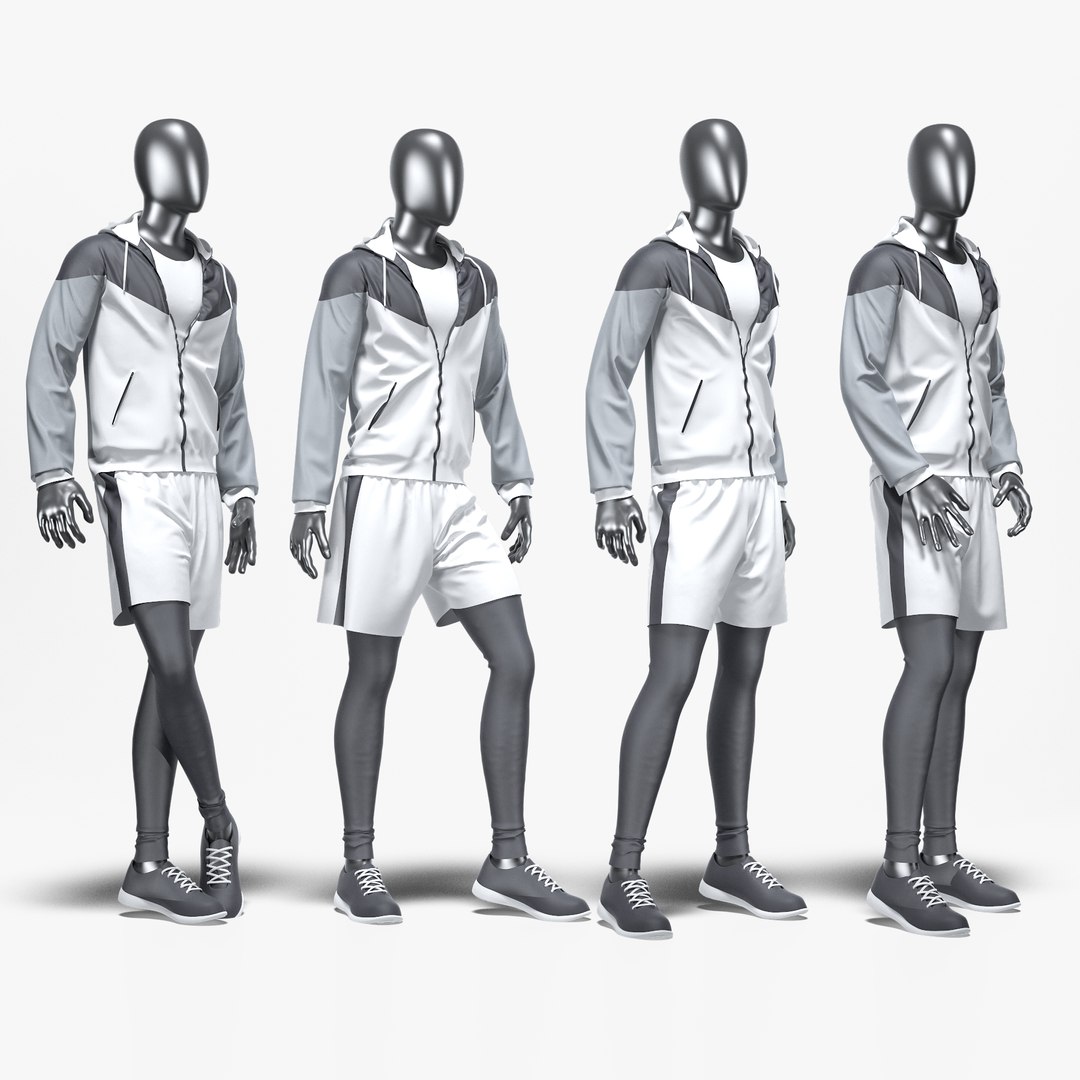 Set Male Sport 3D Model - TurboSquid 1316860