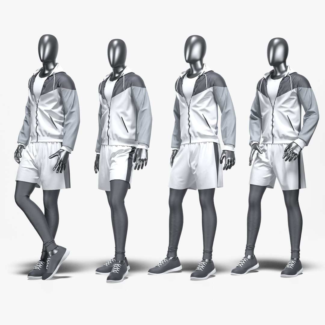 Set Male Sport 3D Model - TurboSquid 1316860