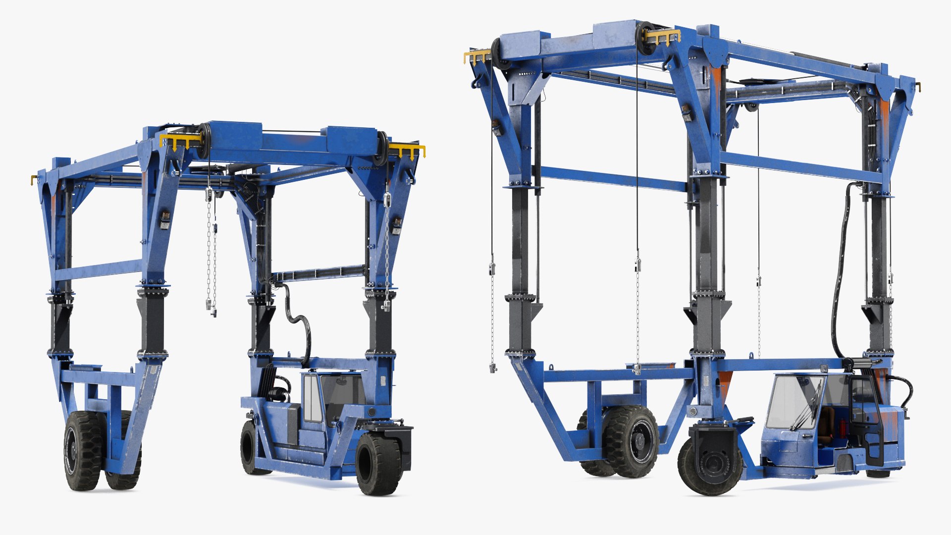 Straddle Carrier Rigged 3D Model - TurboSquid 1451148