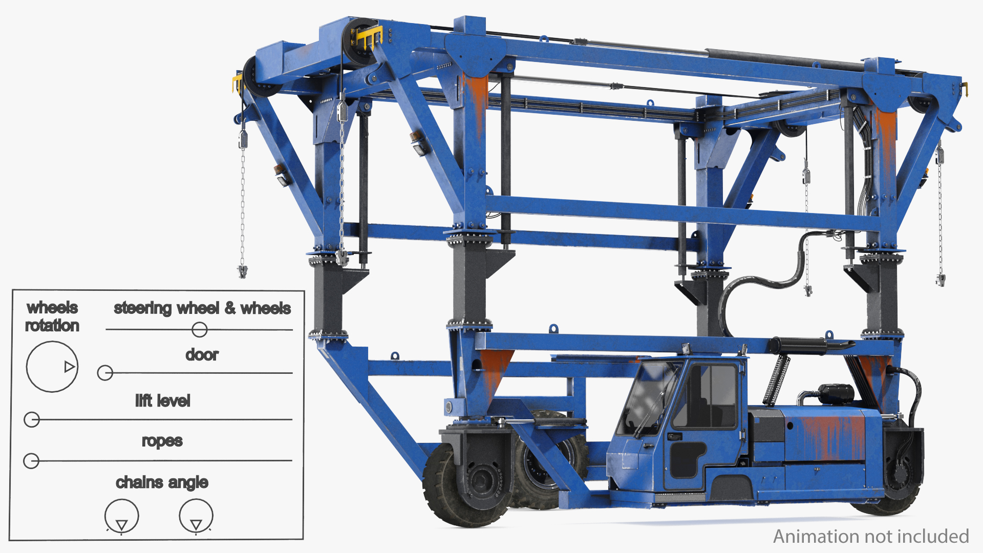 Straddle Carrier Rigged 3D Model - TurboSquid 1451148