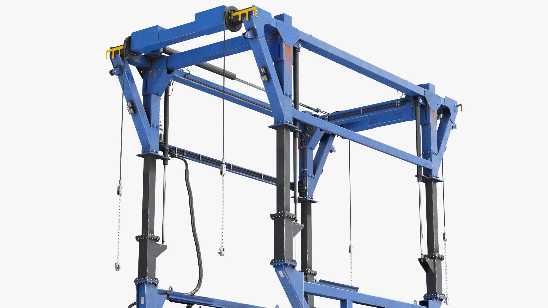 Straddle Carrier Rigged 3D Model - TurboSquid 1451148