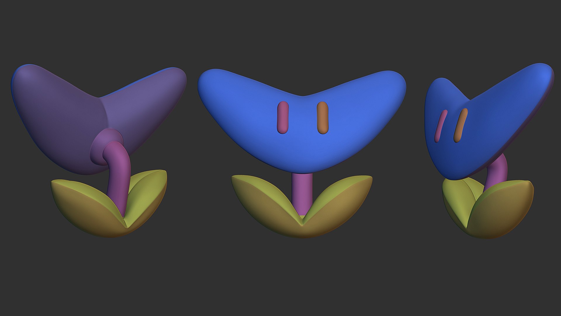 3D Super Mario Boomerang Flower - TurboSquid 2057019
