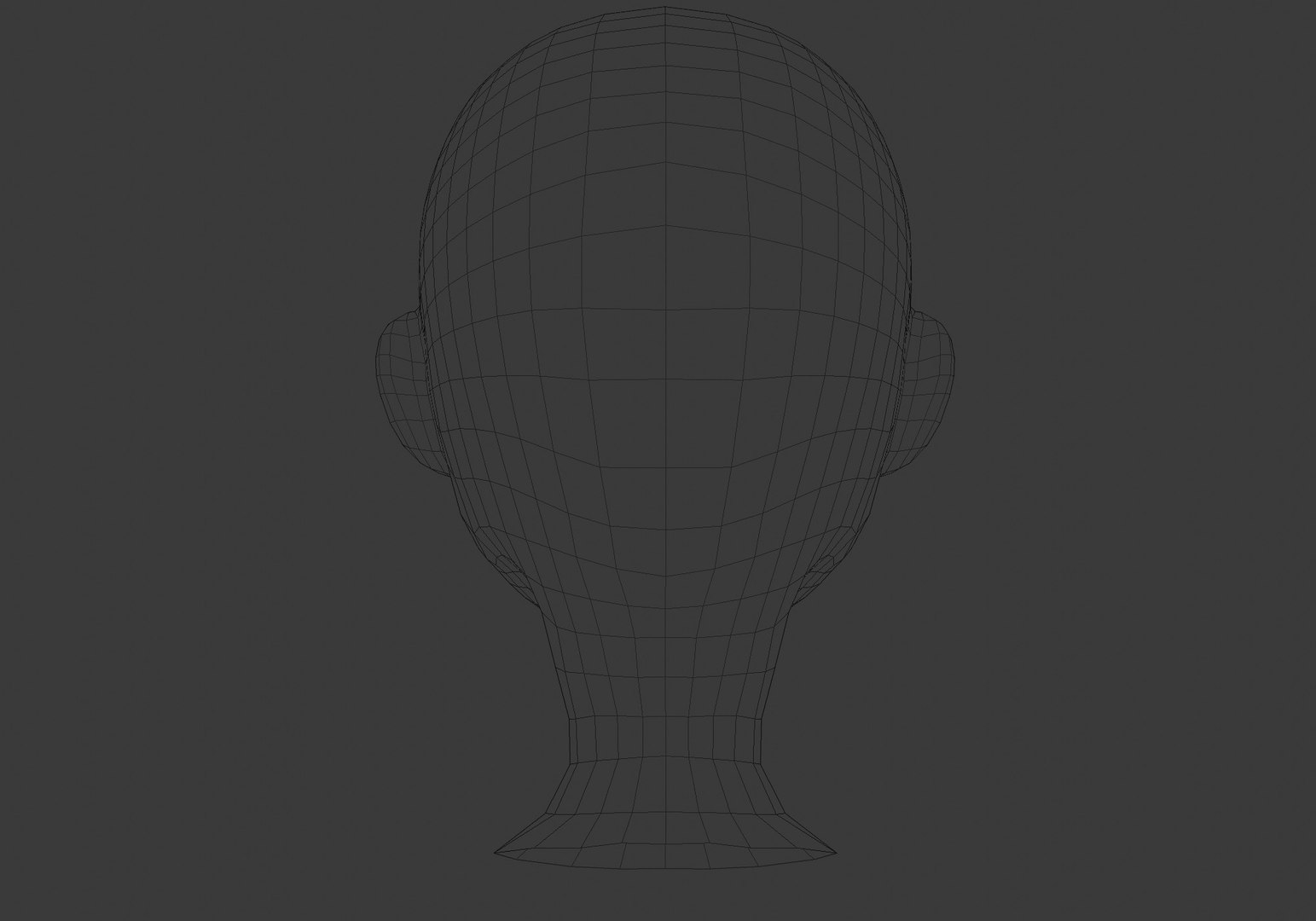 Basic Female Head Model - TurboSquid 1932534