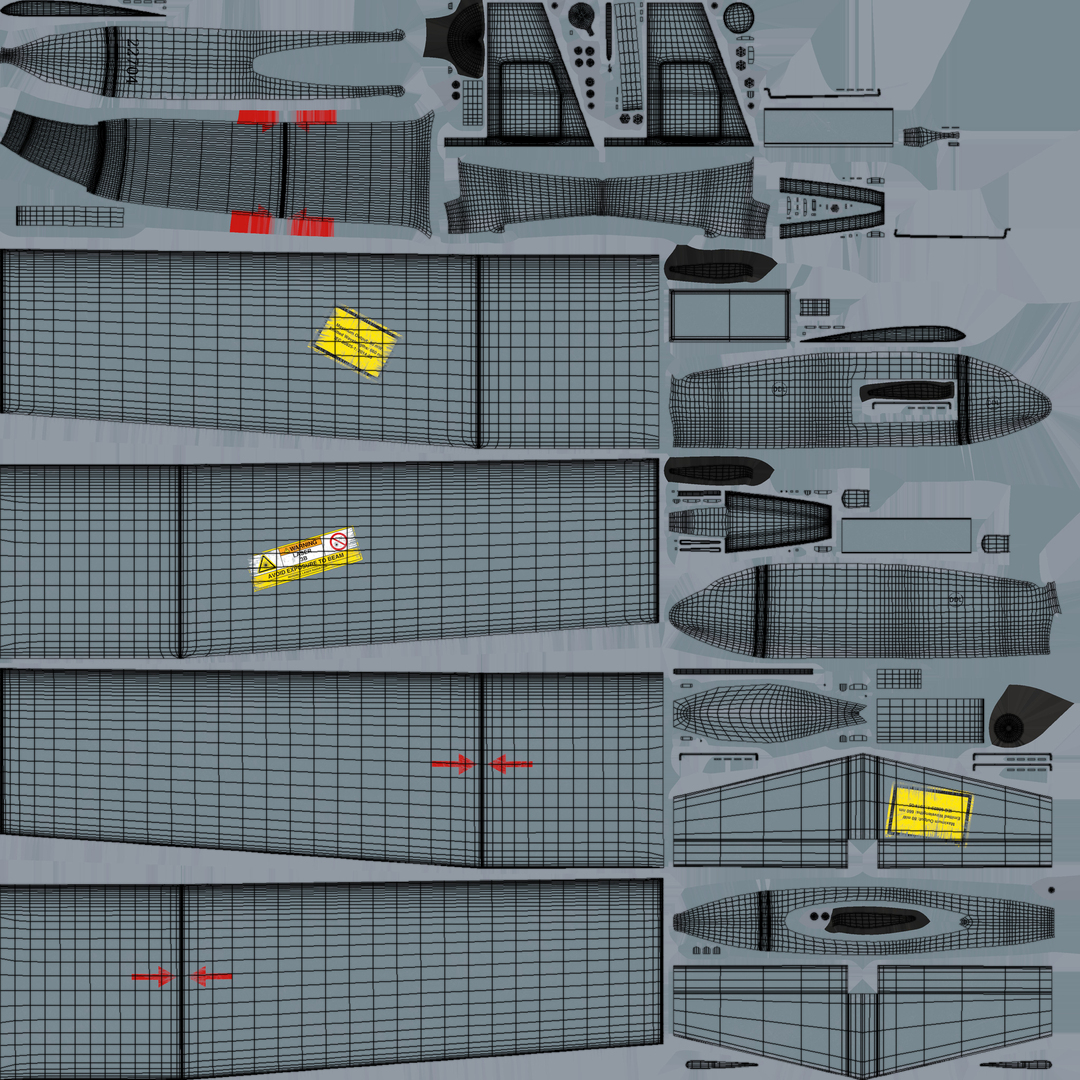3D raven uav - TurboSquid 1221708