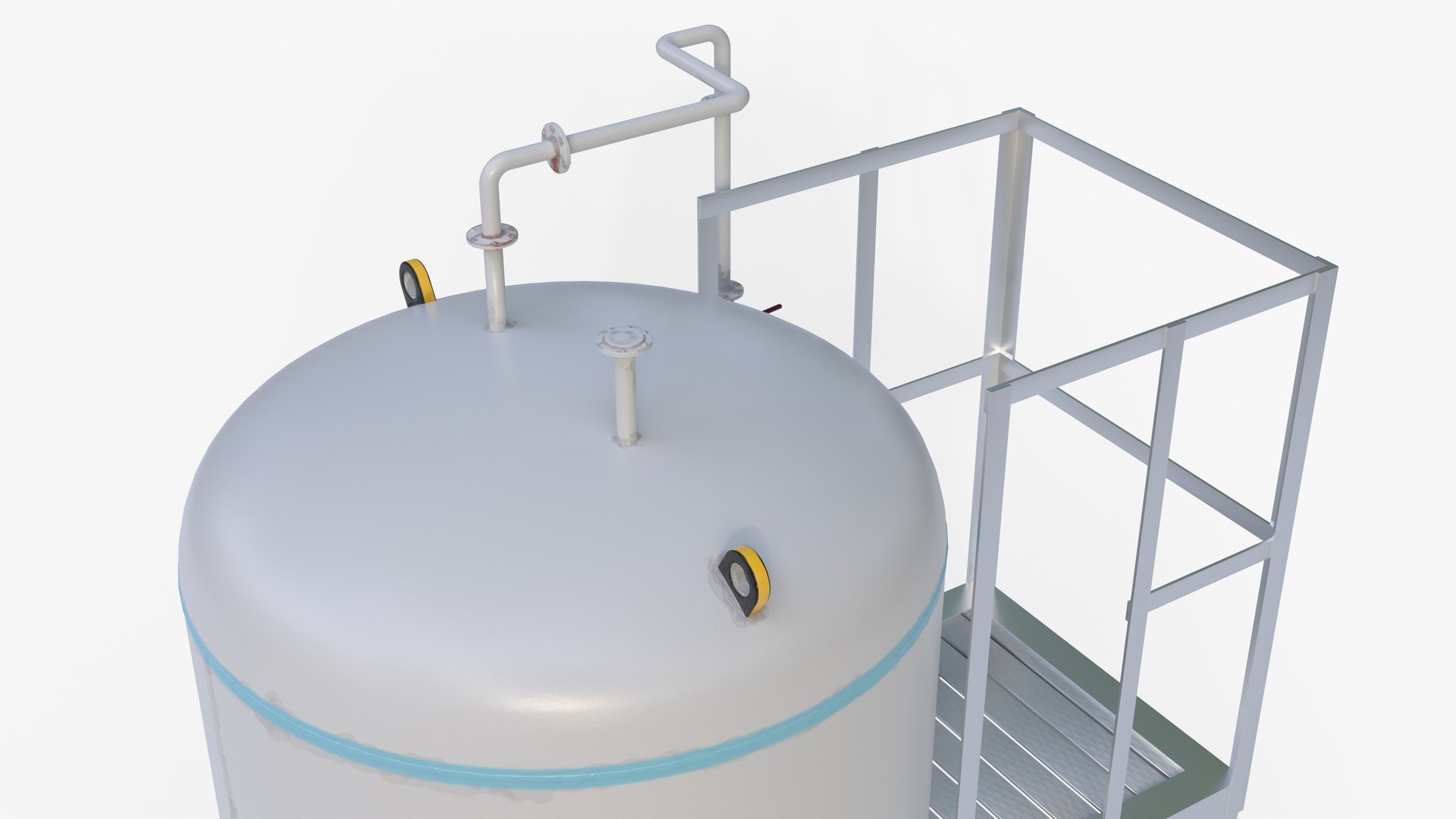 Chemical Storage Cylinder 3D - TurboSquid 2088784