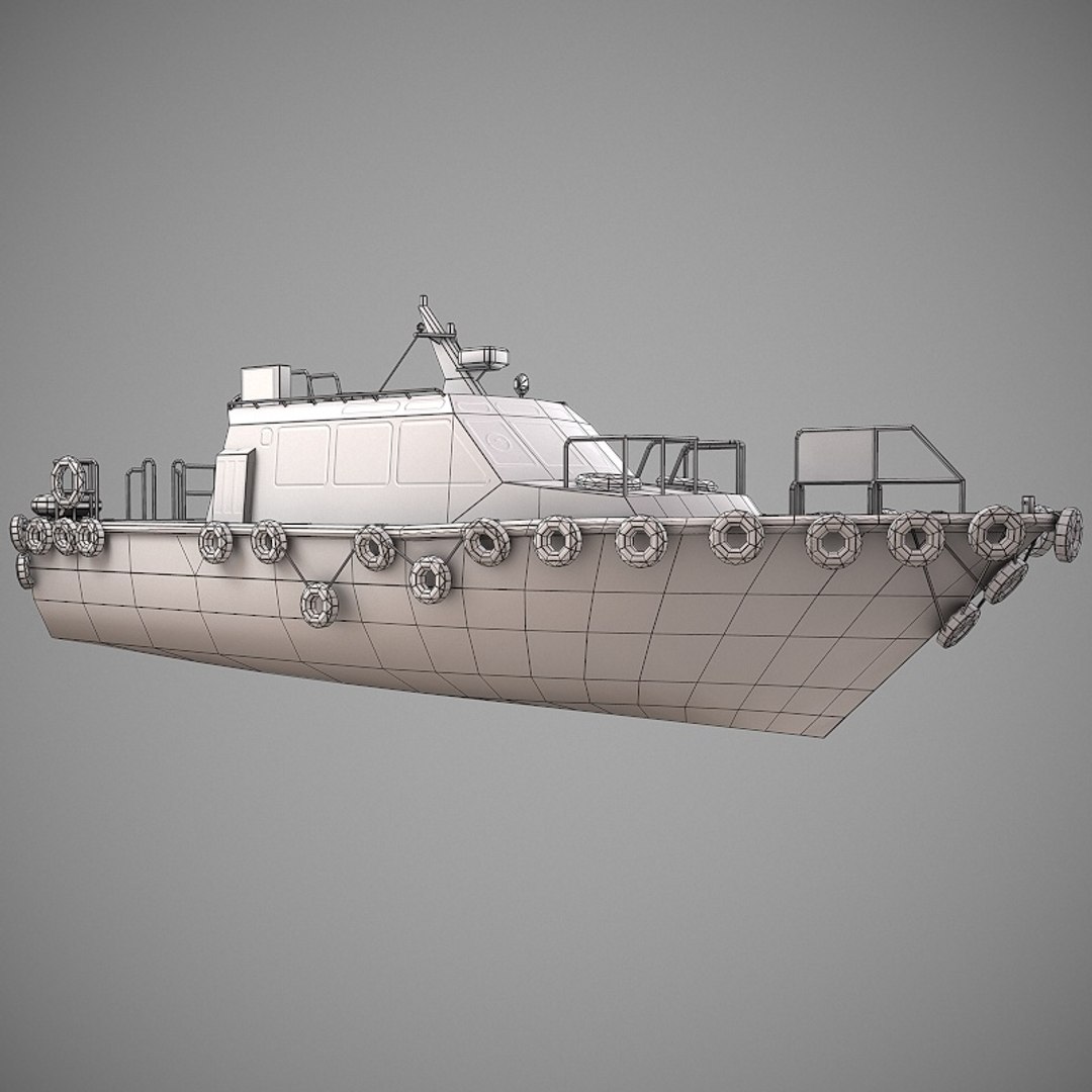 3D Model Pilot Boat - TurboSquid 1361714