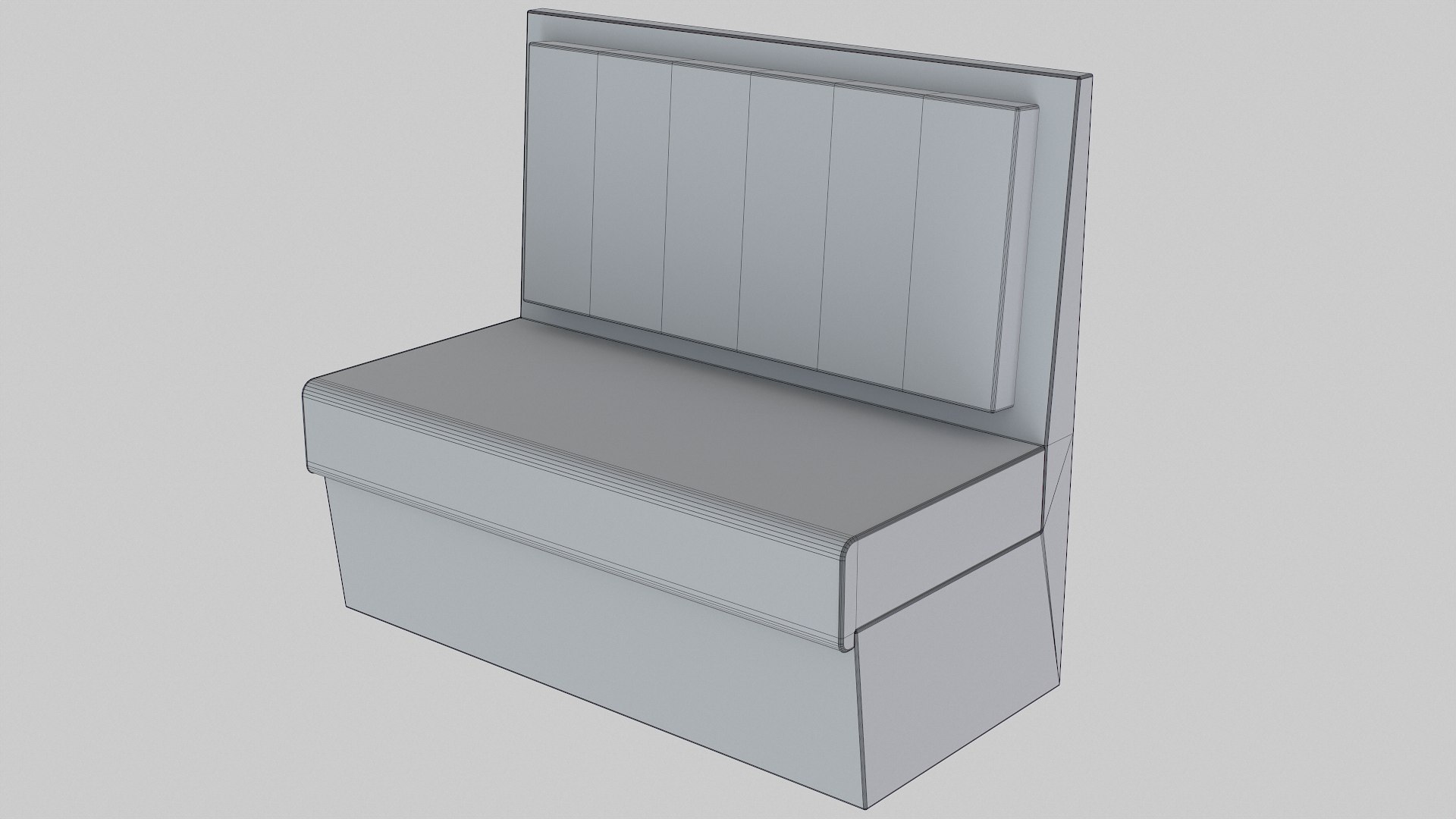 Restaurant Dinner Booth Banquet 3D Model - TurboSquid 2072908