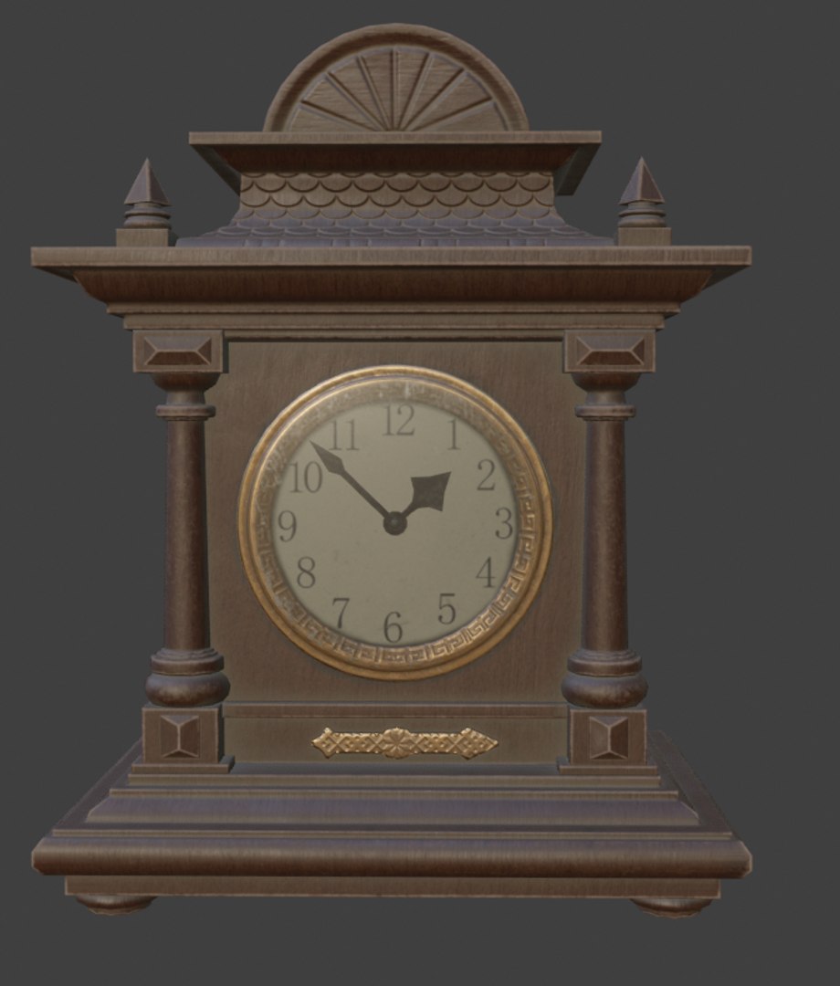 Clock Antique 3D Model - TurboSquid 1565974