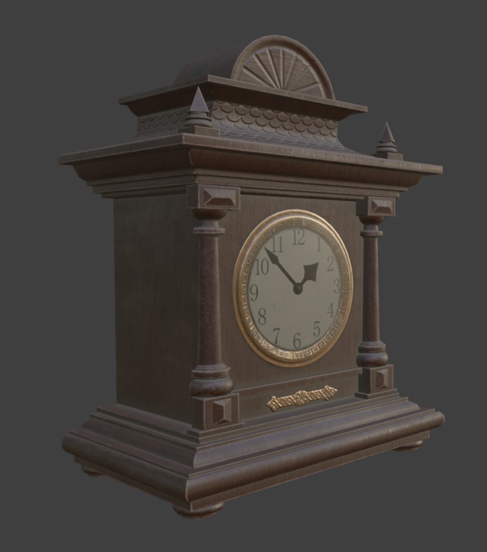 Clock Antique 3D Model - TurboSquid 1565974