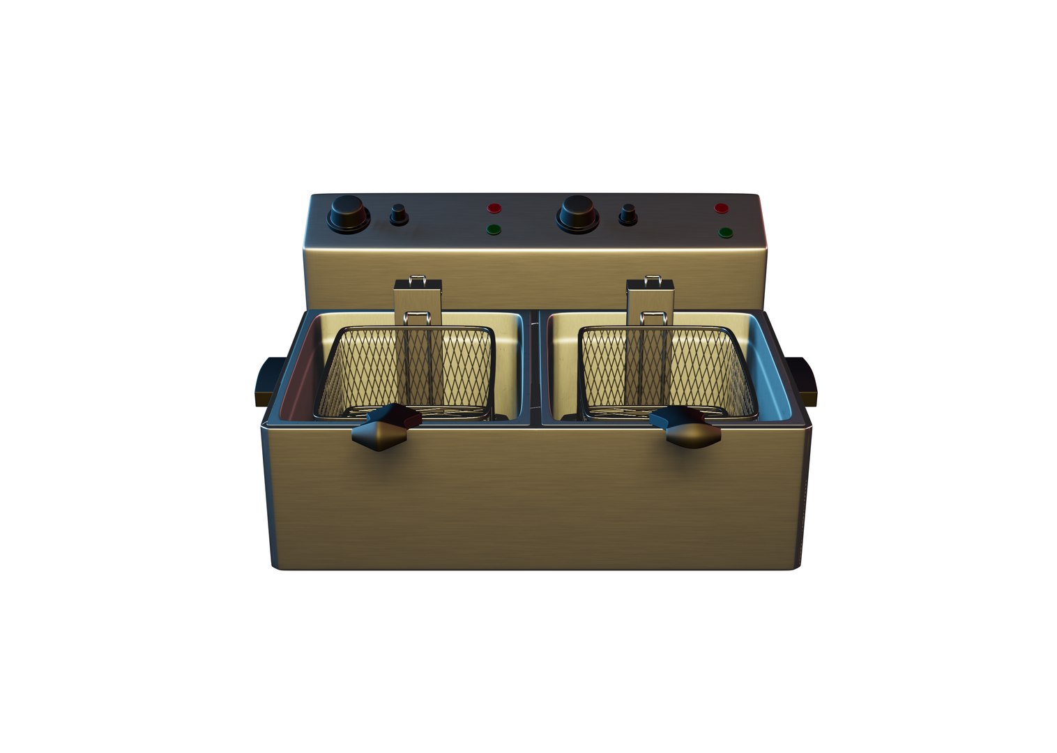 3D Deep Fryer Double Tank - TurboSquid 2048909