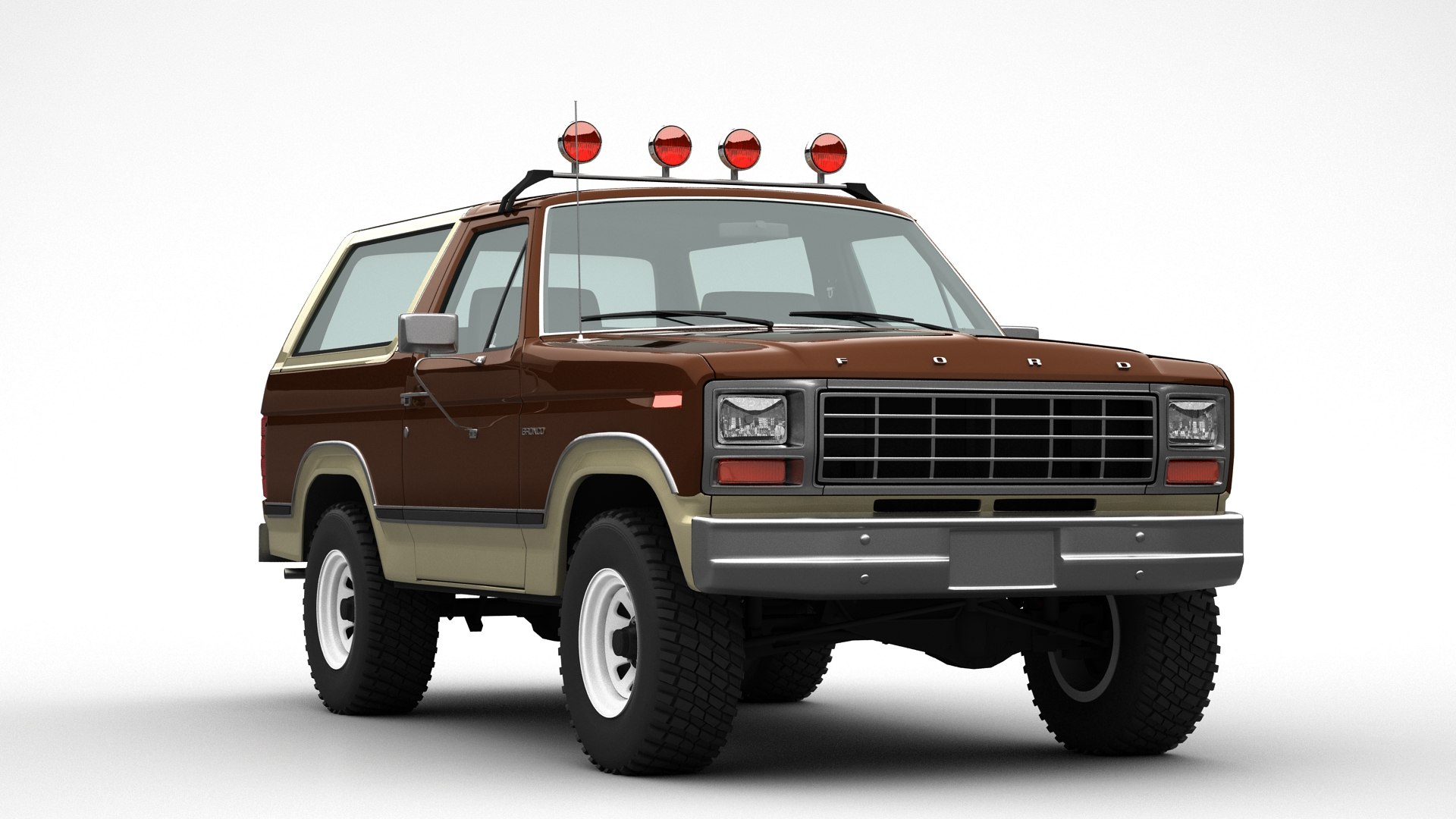 3D 1981 Ford Bronco Model - TurboSquid 2010783