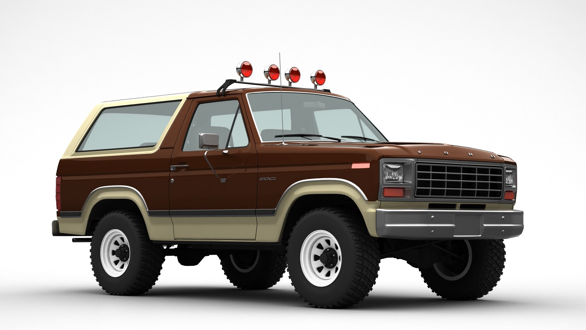 3D 1981 Ford Bronco Model - TurboSquid 2010783