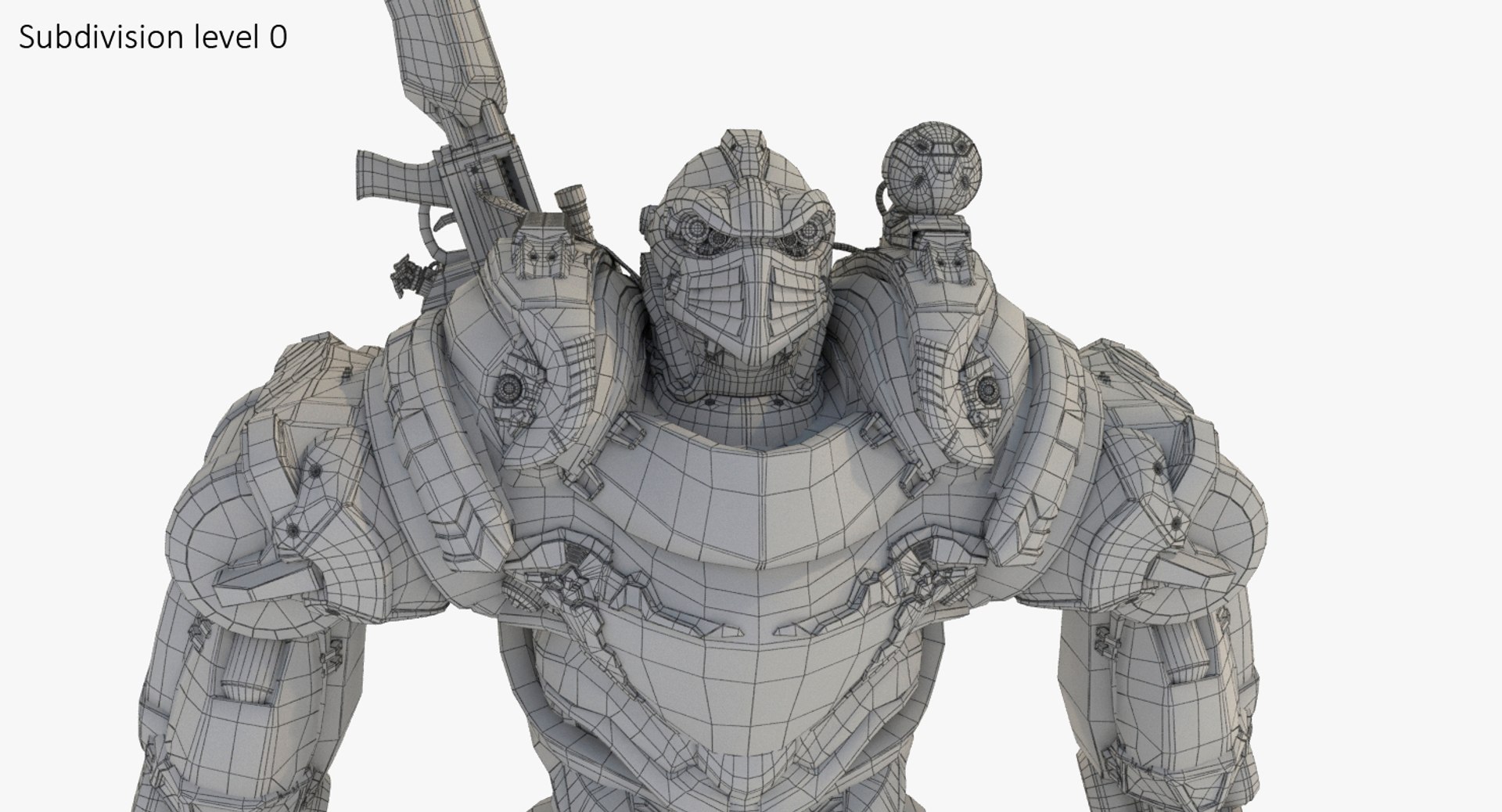 3D mech heavy - TurboSquid 1242882