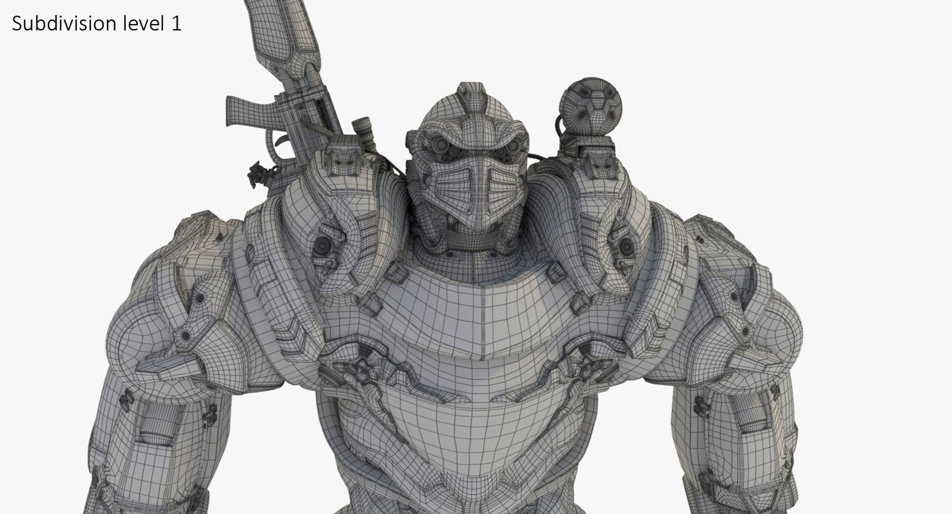 3D mech heavy - TurboSquid 1242882