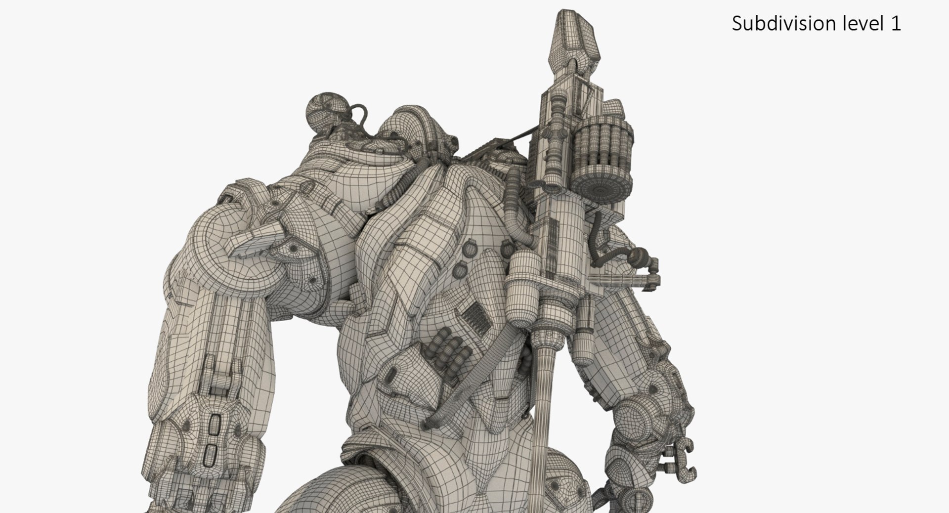 3D mech heavy - TurboSquid 1242882