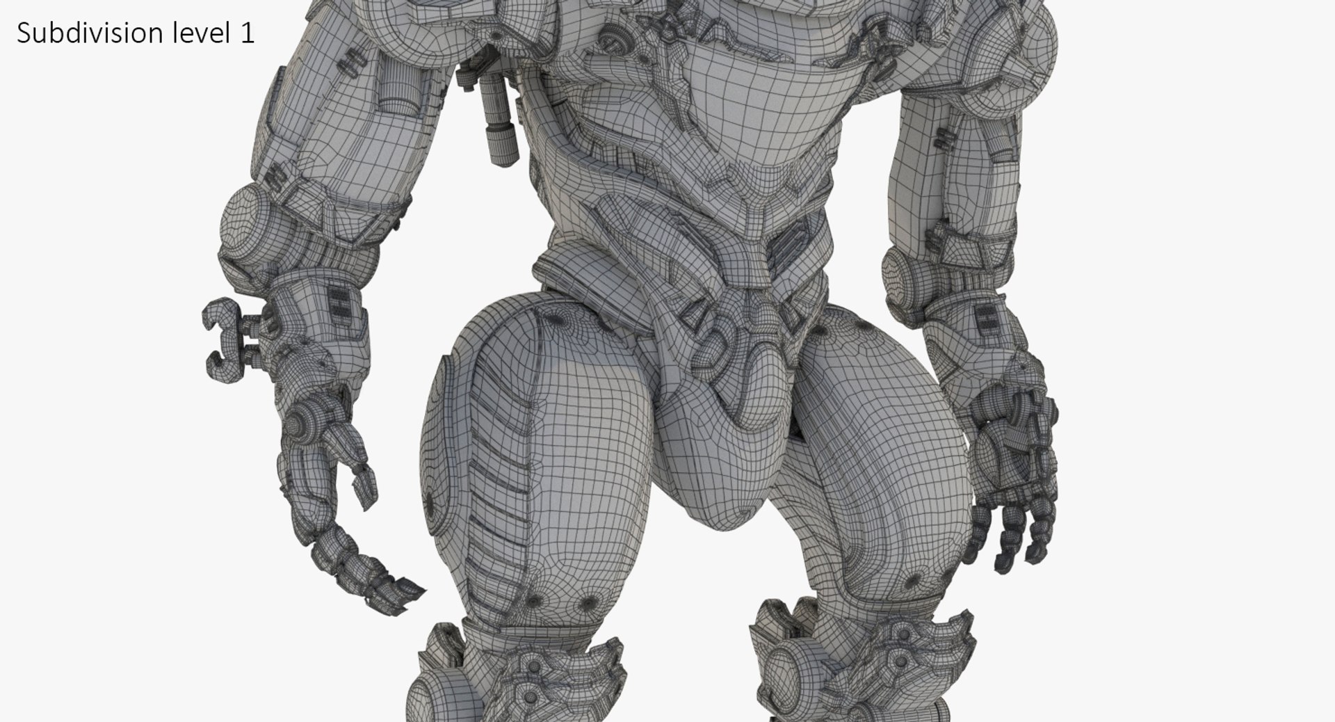 3D mech heavy - TurboSquid 1242882