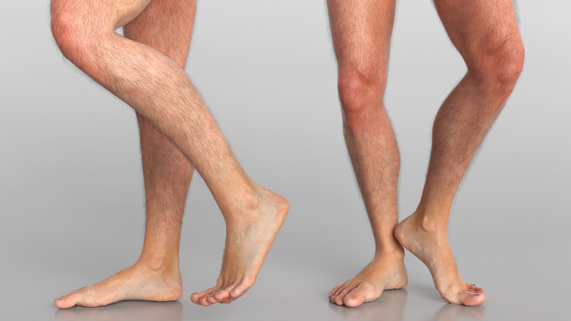 Realistic Human Male Legs Rigged For Maya Model - TurboSquid 2307422