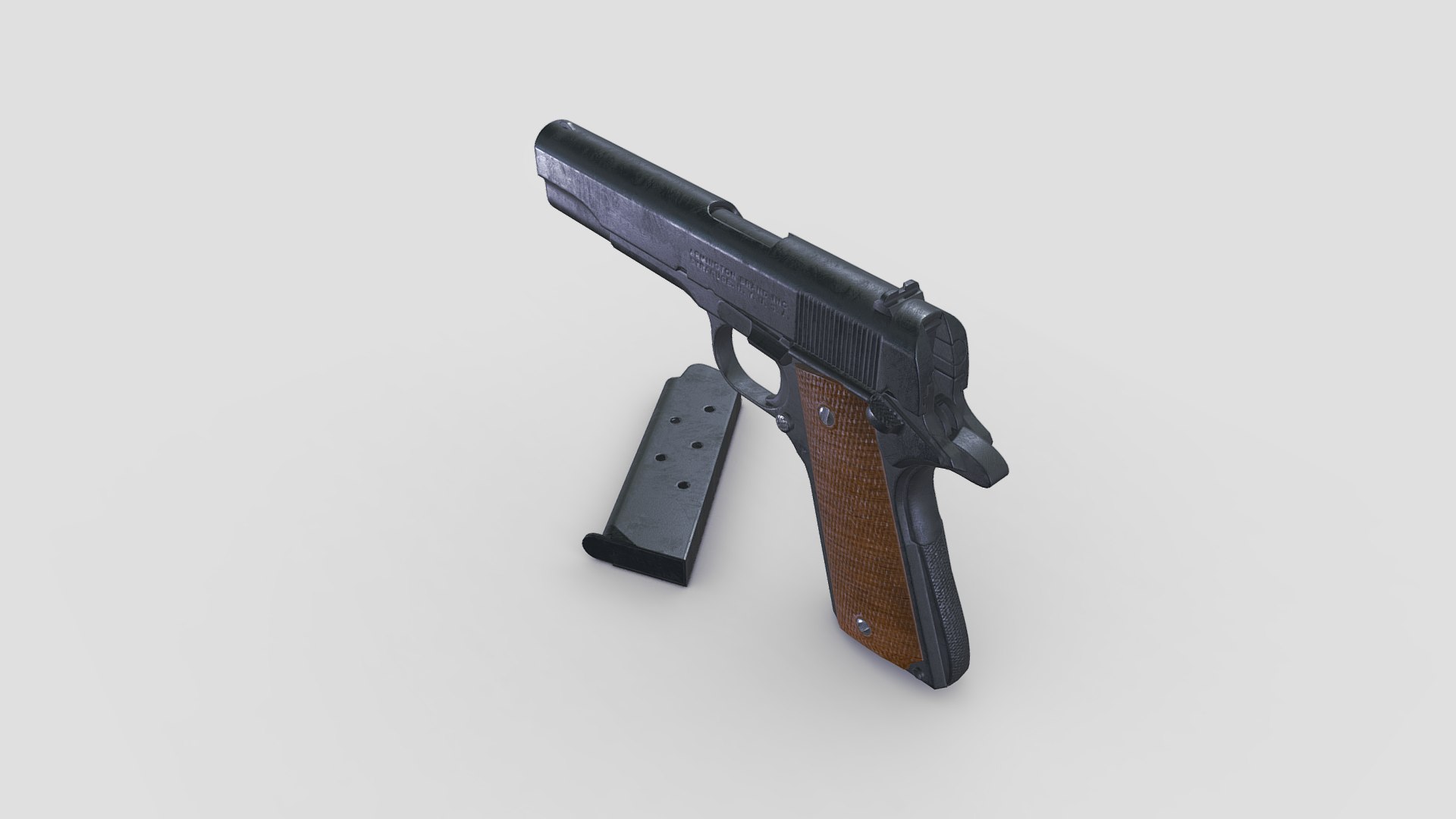 Free 3D M1911 Pistol Low-poly PBR - TurboSquid 1966802