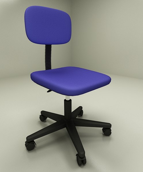 simple office chair 3d max