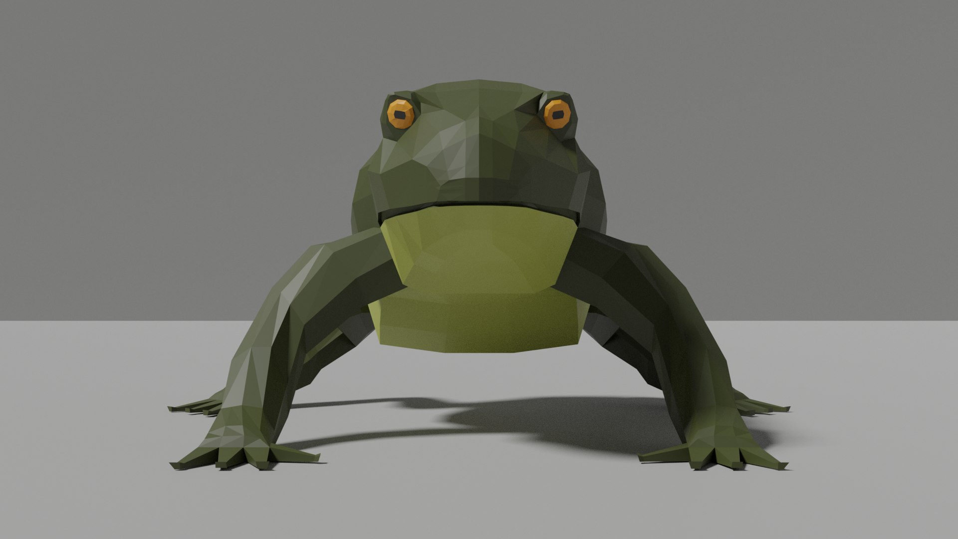 Low-poly Toad 3D - TurboSquid 1807369