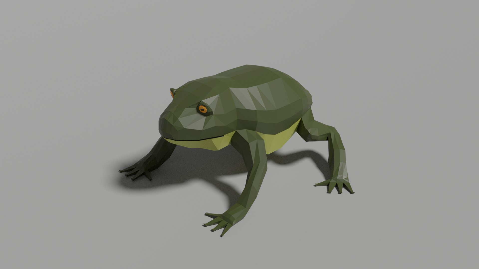 Low-poly Toad 3D - TurboSquid 1807369