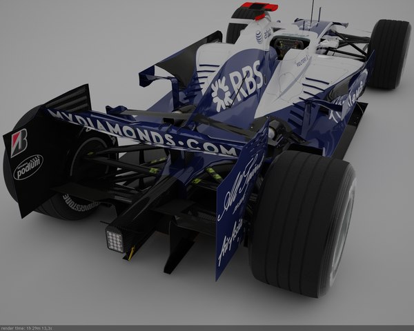 3d williams toyota fw30 model