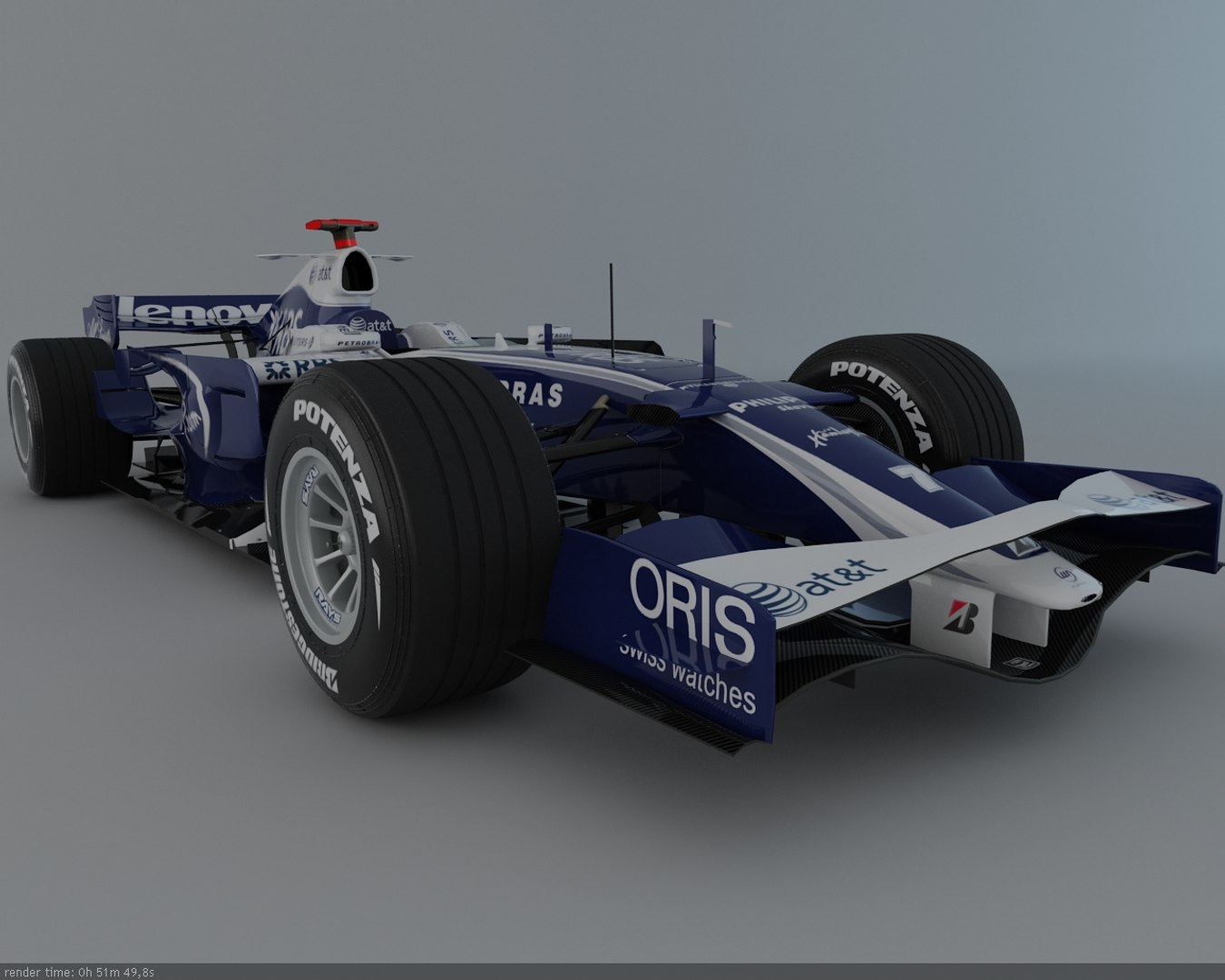 3d Williams Toyota Fw30 Model