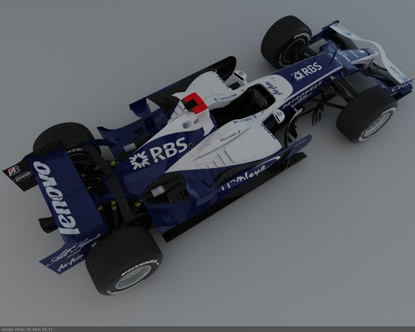 3d Williams Toyota Fw30 Model