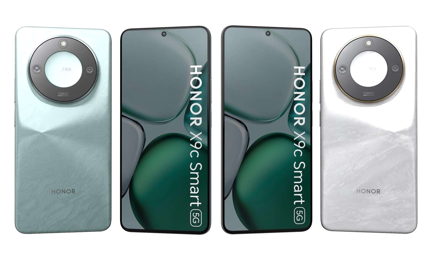 3D Honor X9c Smart Moonlight White And Ocean Cyan Model - TurboSquid ...