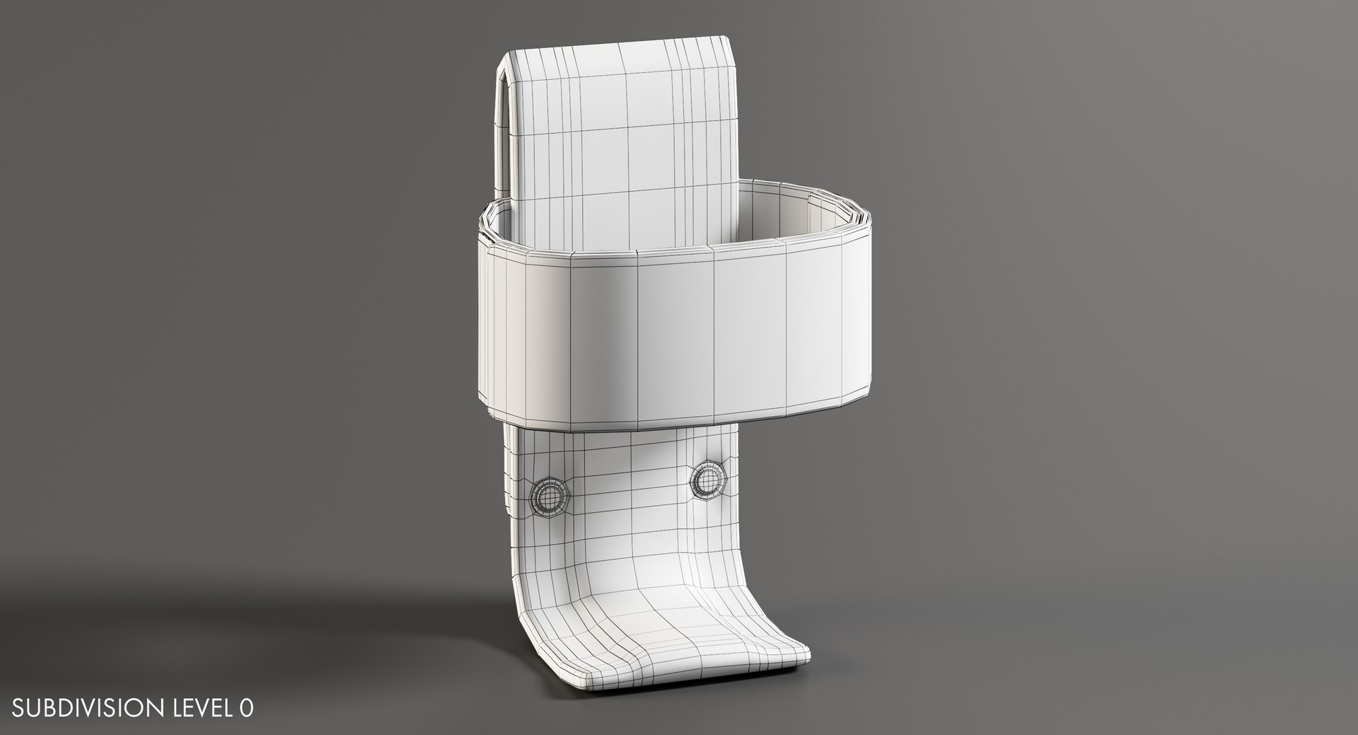 Leather Universal Radio Holder 3D Model - TurboSquid 1371887