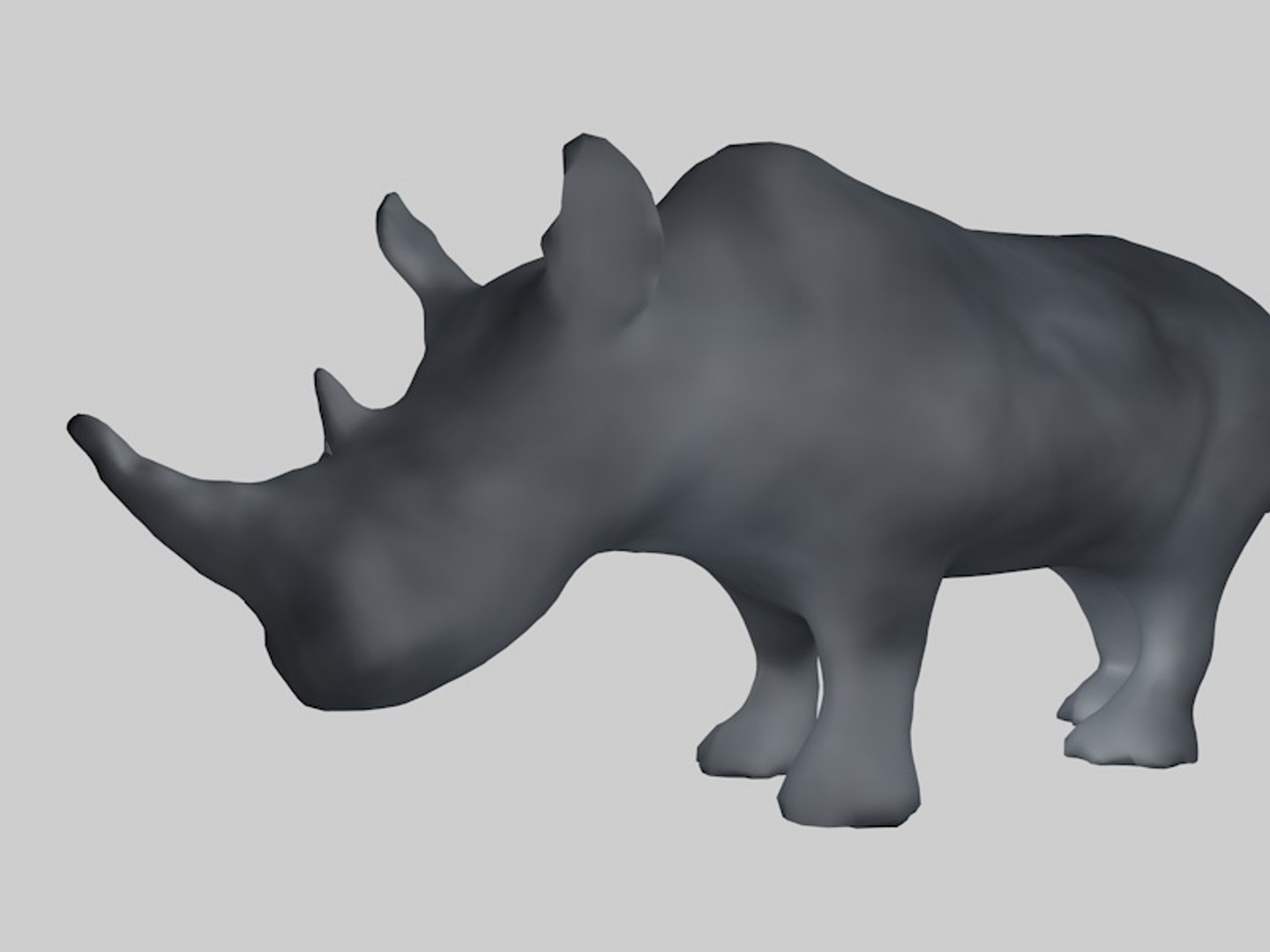 3d rhino base mesh