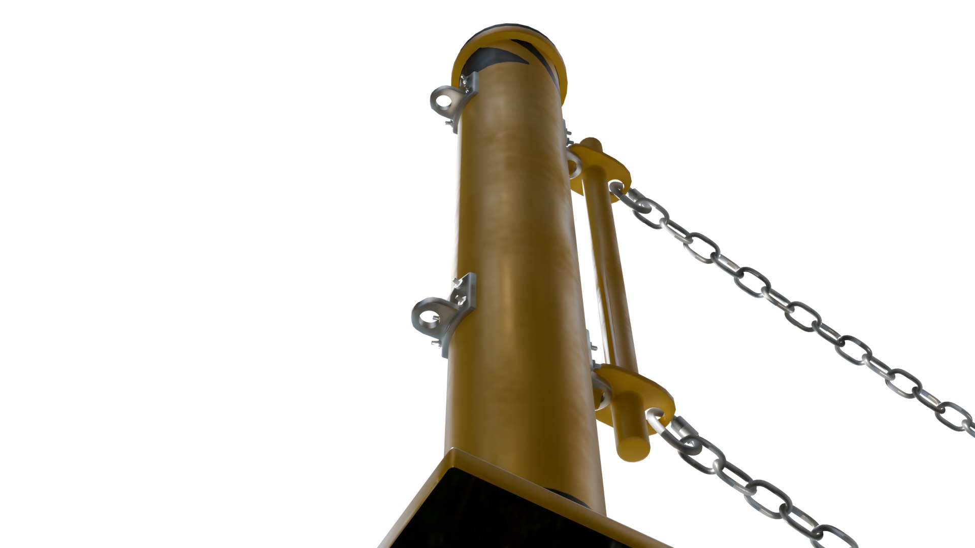 Dock Chain Bollard Barricade Model - TurboSquid 2325161