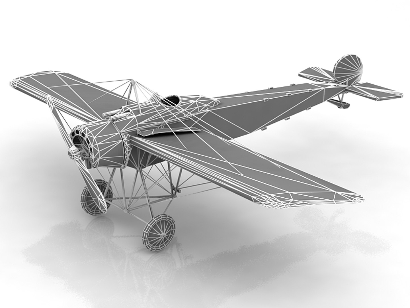 3D Fokker Eindecker Fighter Aircraft - TurboSquid 1764898