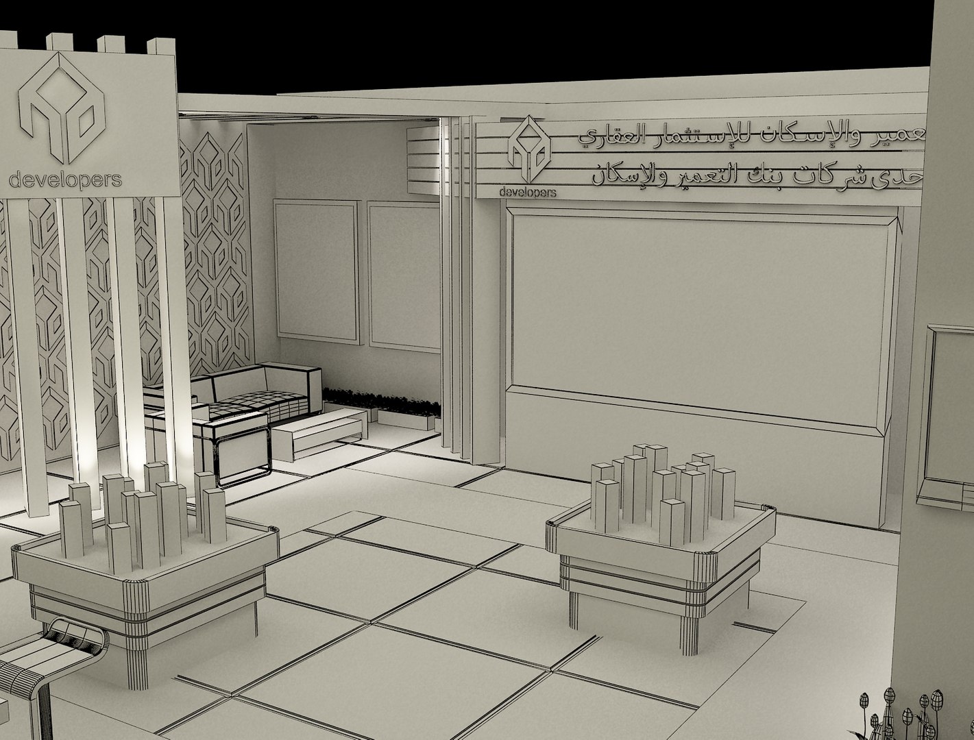 Stand Exhibition Booth 3D Model - TurboSquid 1603992