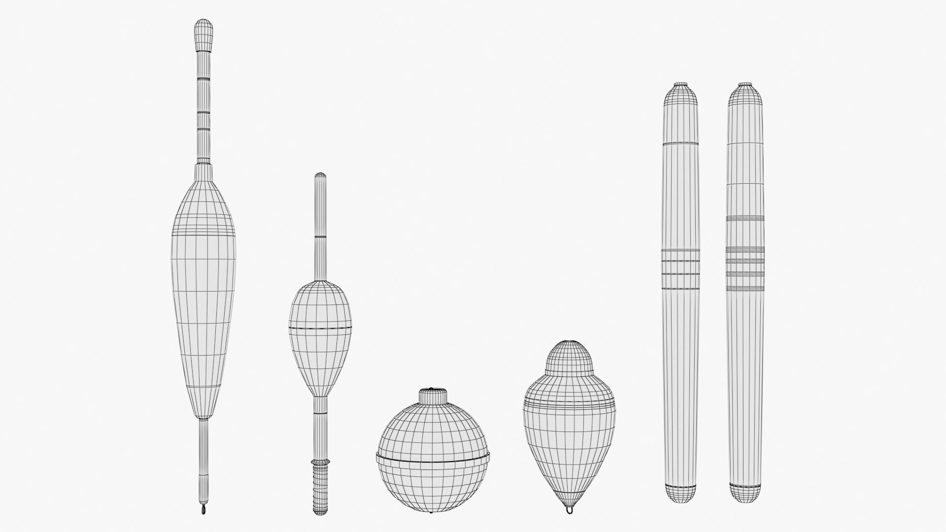 3D Model Fishing Floats - TurboSquid 1857576