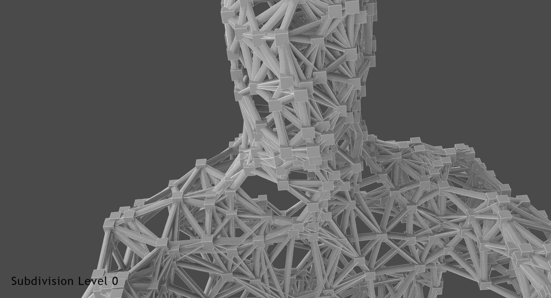 Human Pose Abstract Crawling Model - TurboSquid 1301814