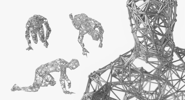 modelo 3d Postura humana Resumen / Rastreo - TurboSquid 1301814