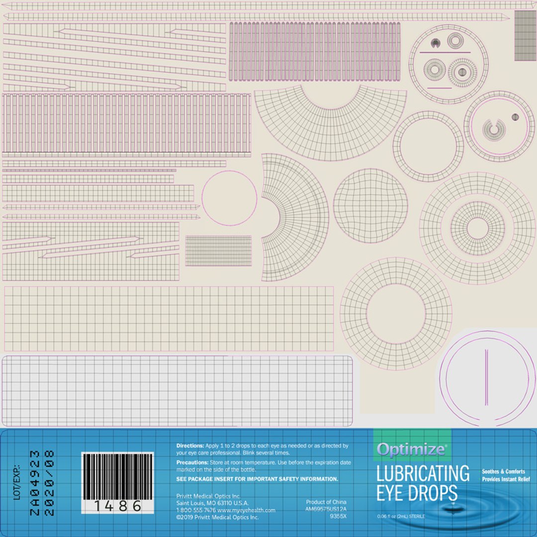 Eye Drops Bottle 3D Model - TurboSquid 1359723