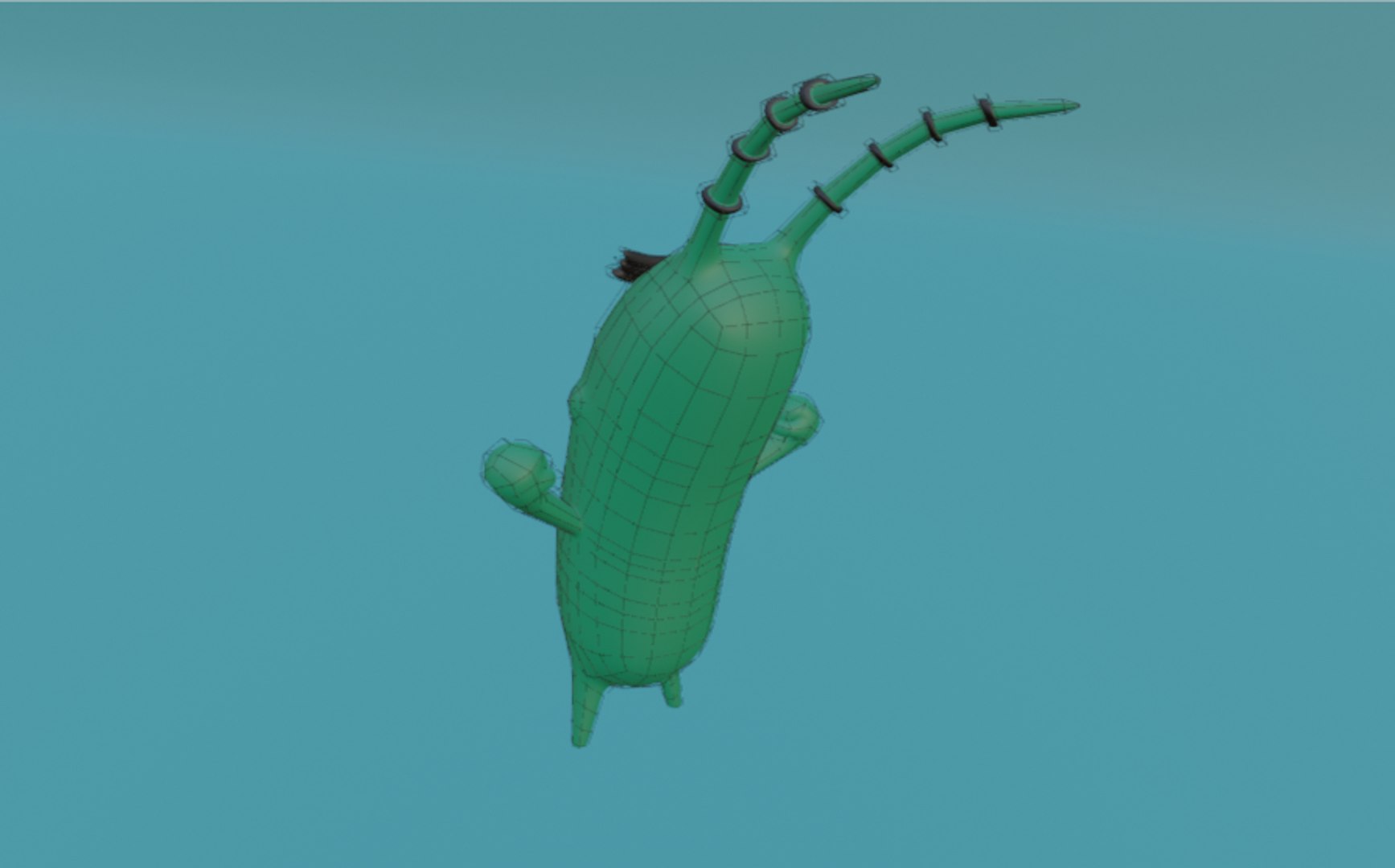 Plankton Spongebob 3D Model - TurboSquid 1602607