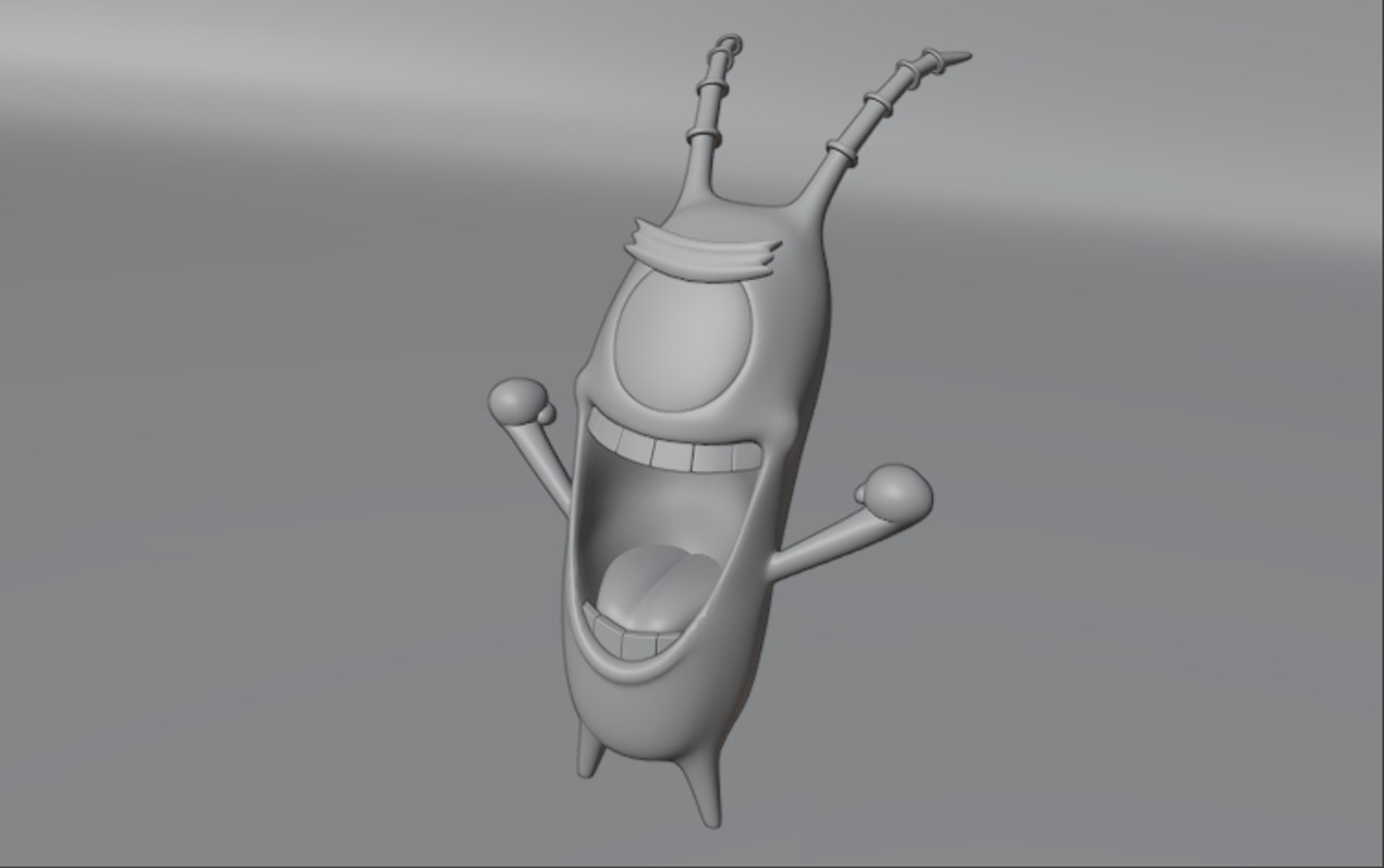 Plankton Spongebob 3D Model - TurboSquid 1602607