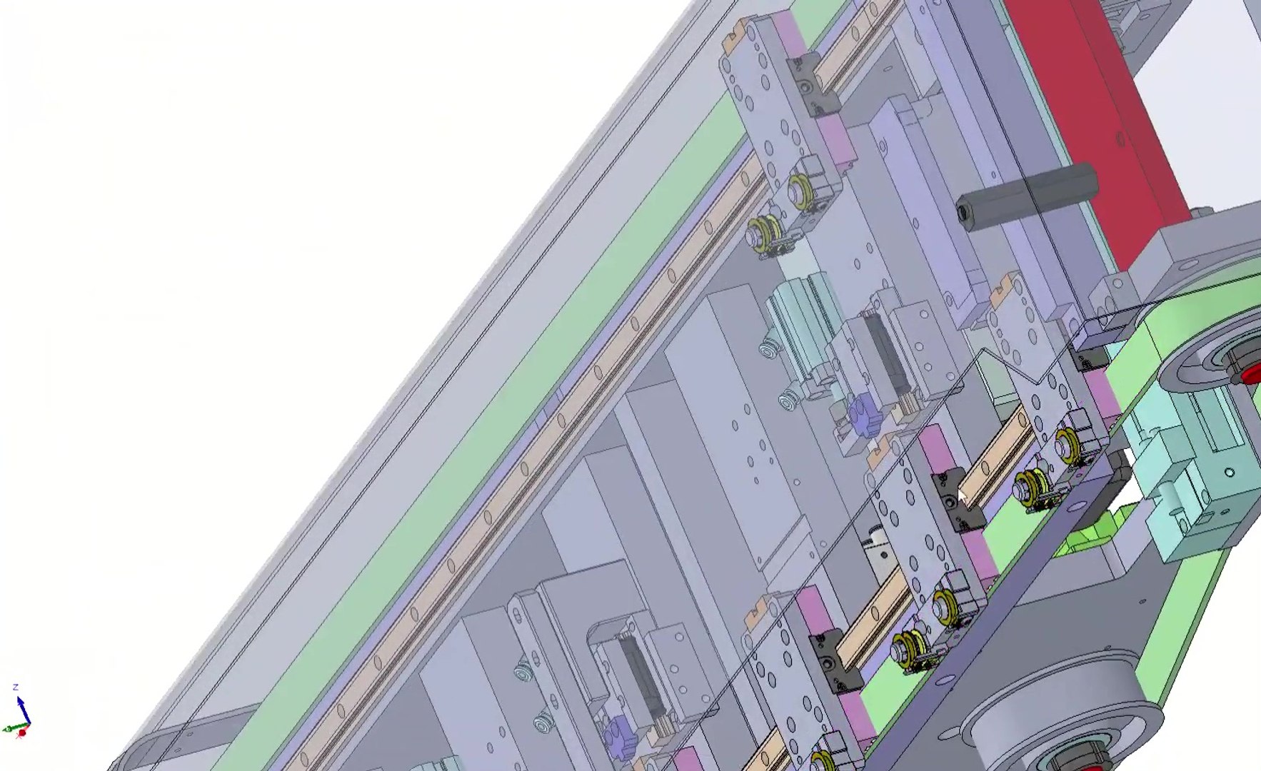 Multi-Station Material Assembly Conveyor 3D CAD Model 3D Model ...
