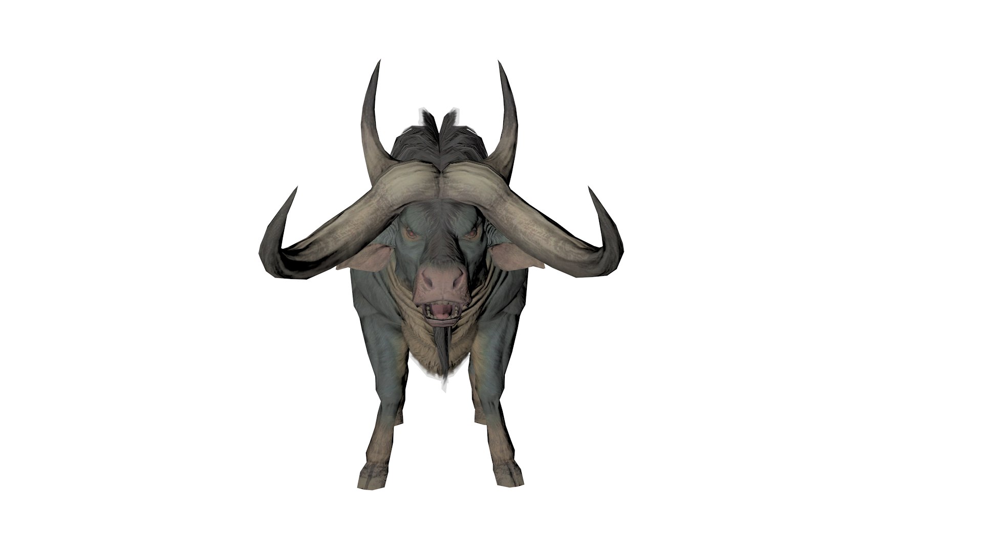 3D 3D Fantasy Bull Creature Model - TurboSquid 2374051