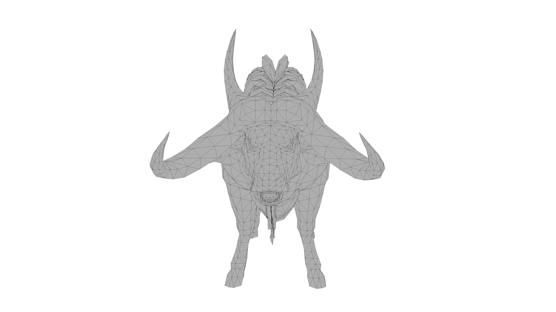 3D 3D Fantasy Bull Creature Model - TurboSquid 2374051